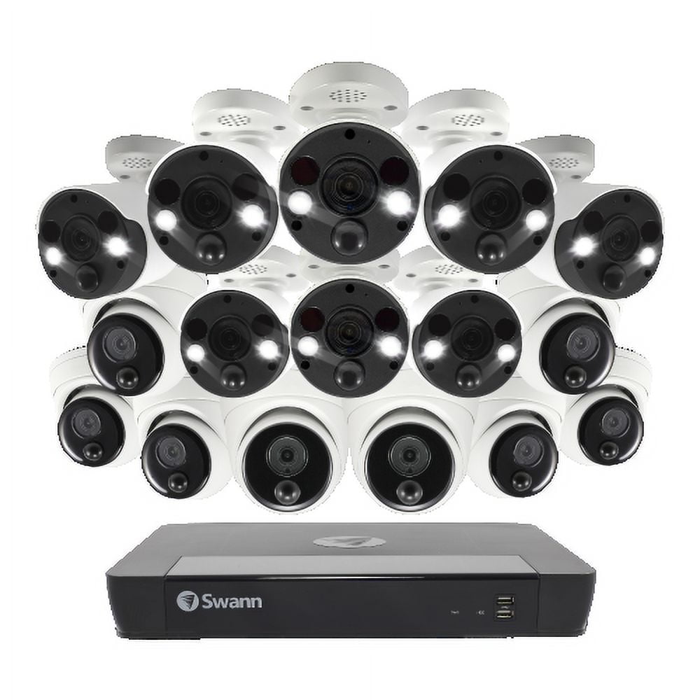 Swann 16 Camera 16 Channel 4K Ultra HD NVR Security System - Walmart.com
