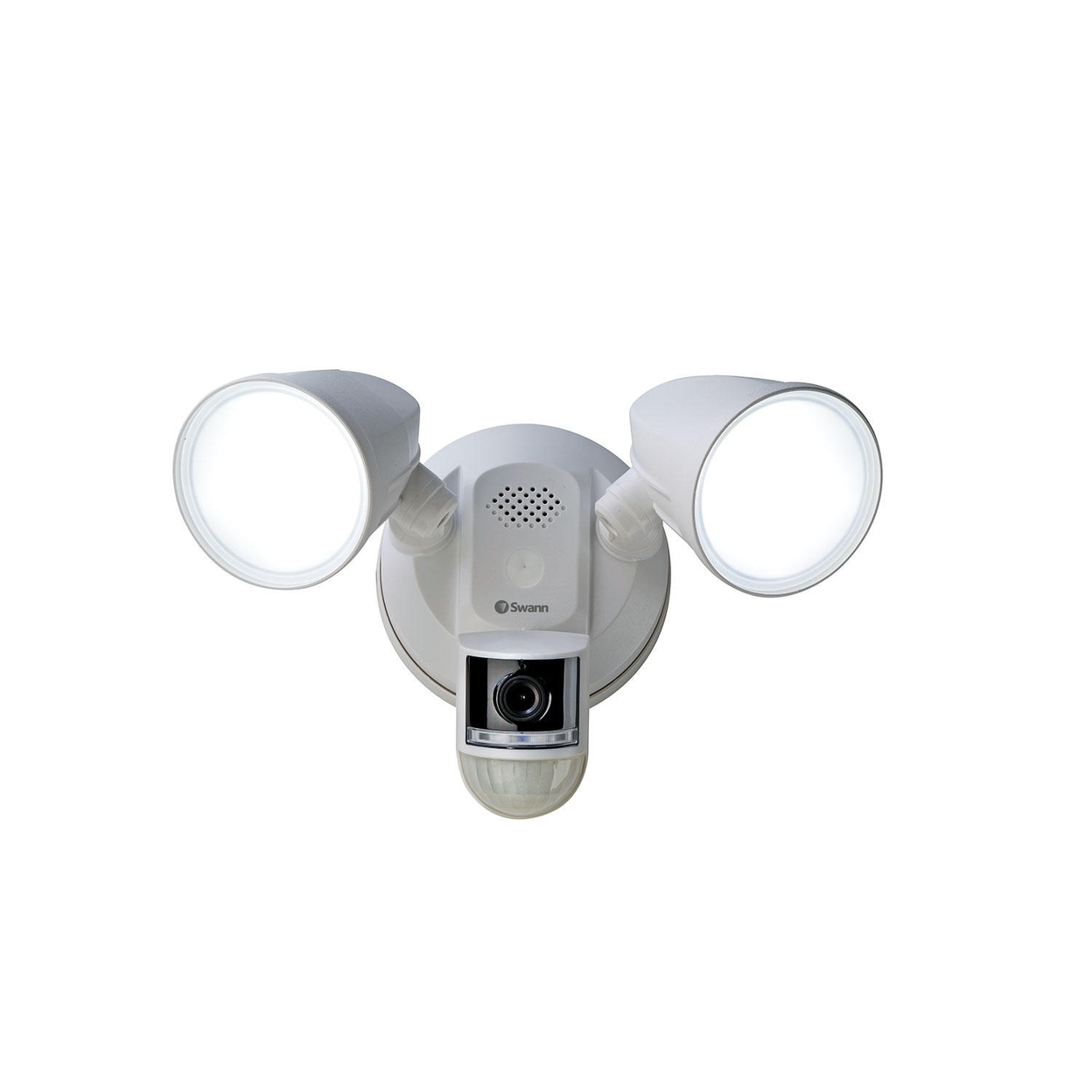 Swann 4K UHD Wired 2600 Lumen Outdoor WiFi Motion Security Floodlight ...