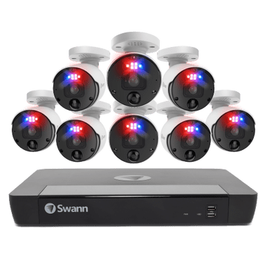 Swann 8 Camera 16 Channel 4K UHD NVR Security System, 2TB HDD, PoE ...