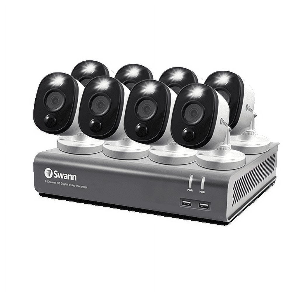 Swann Security System - 8 Camera, 8 Channel, 1TB HDD, 1080p, Indoor ...