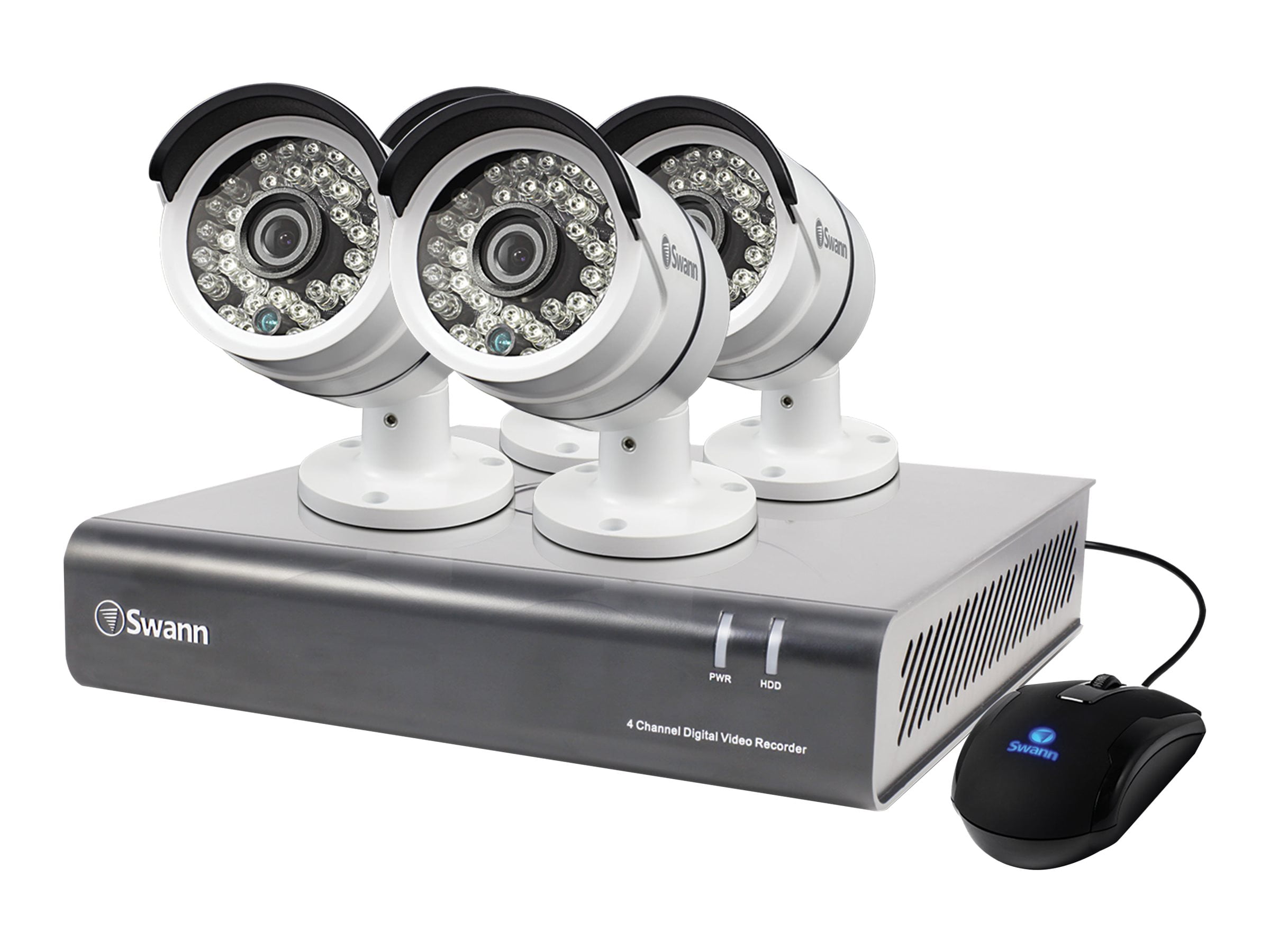 Swann SWDVK-446004 - DVR + camera(s) - 4 channels - 1 x 1 TB - 4 camera ...