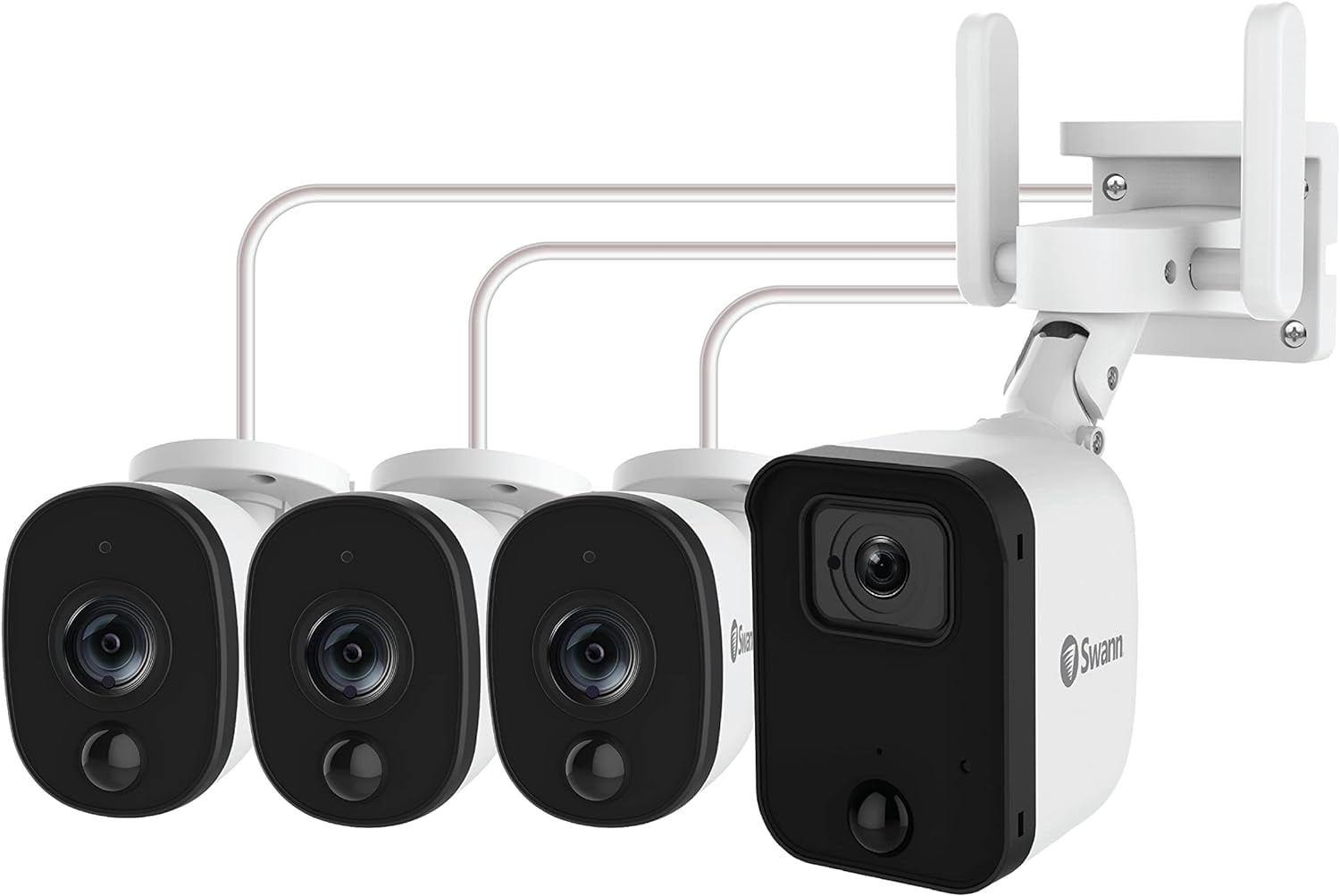 Swann Fourtify 4 Camera Wi-Fi Home Security System - Walmart.com