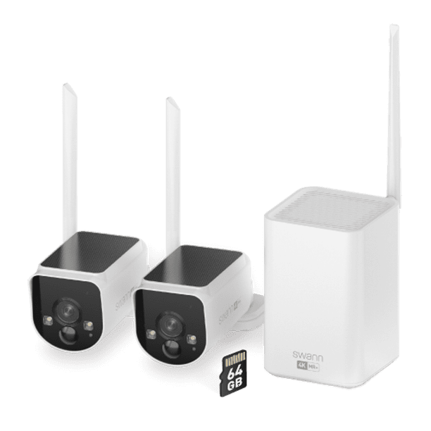Swann MaxRanger4K Solar Security System with Longest Range Wireless ...