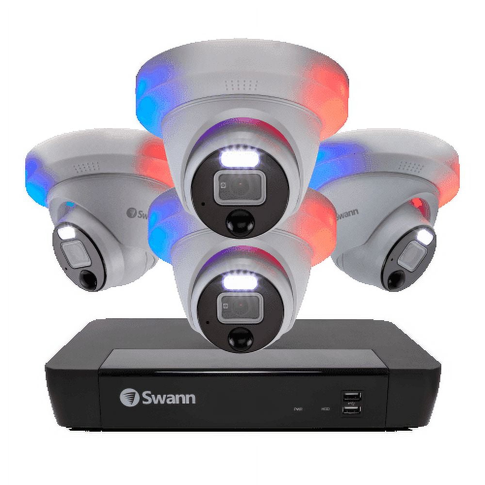 Swann 4 Camera 8 Channel 4K Ultra HD Pro Enforcer™ NVR Security System ...