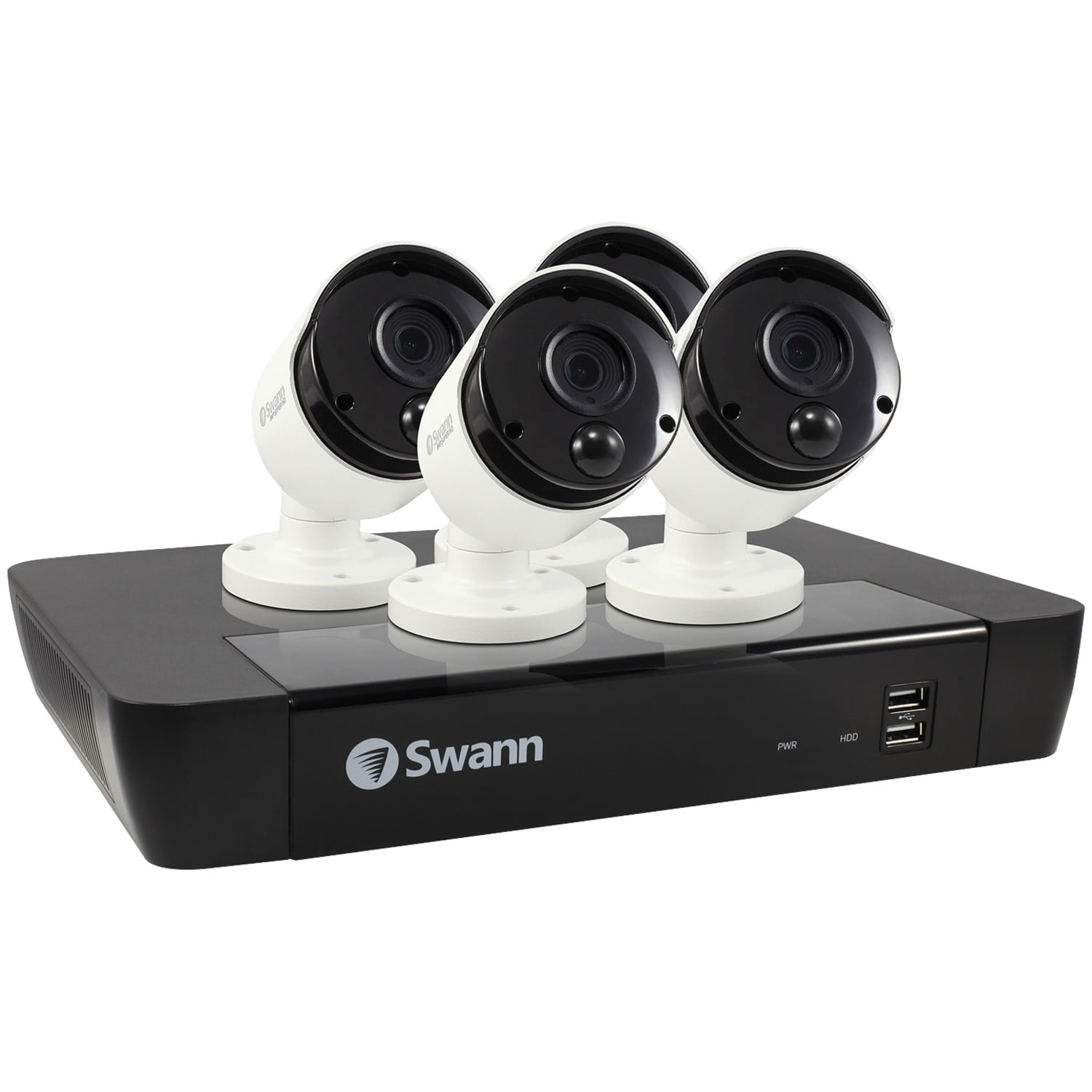 Swann SWNVK-875804-US 8-Channel 5-Megapixel NVR with 2TB HD & 4 True ...