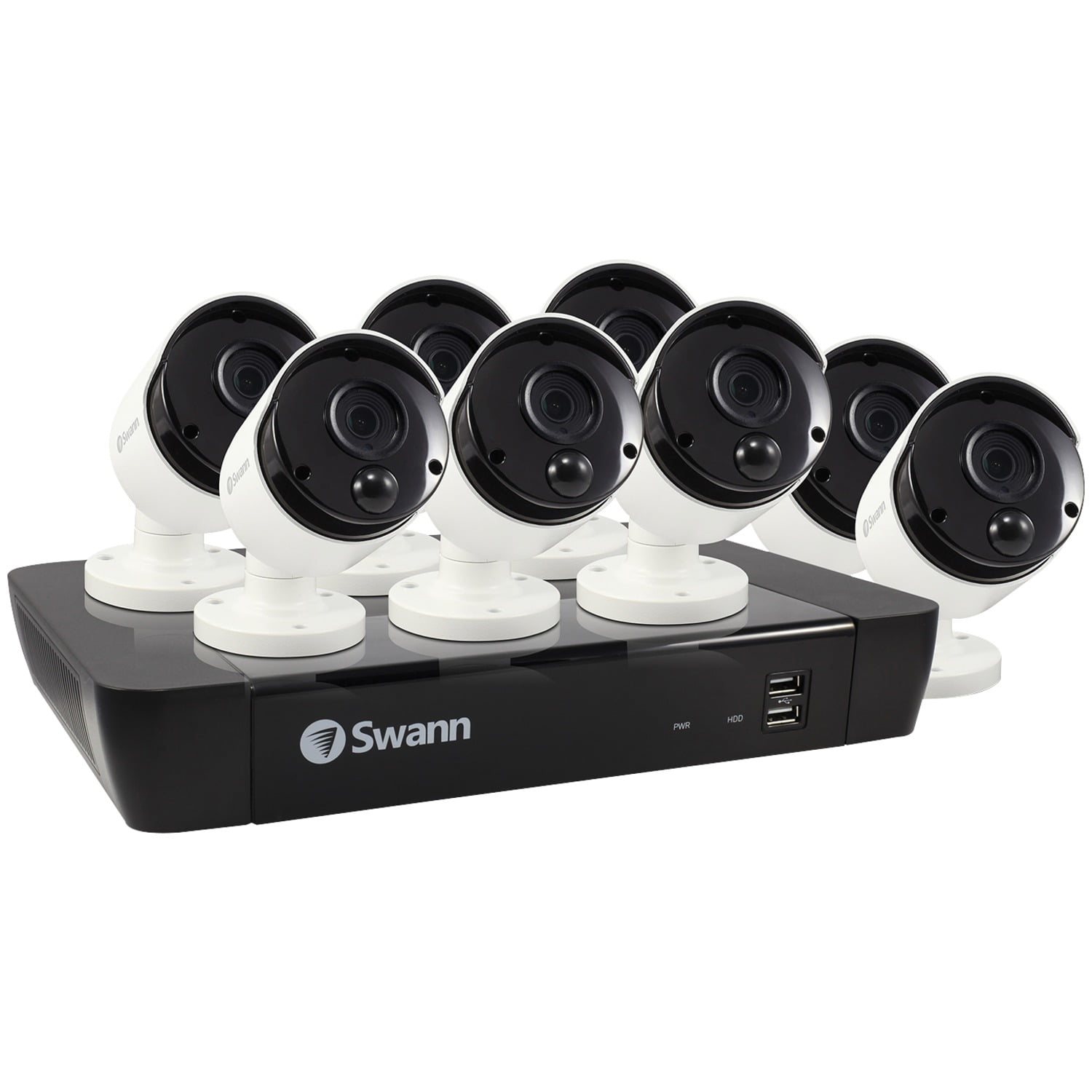 Swann SWNVK-875808-US 8-Channel 5-Megapixel NVR with 2TB HD & 8 True ...