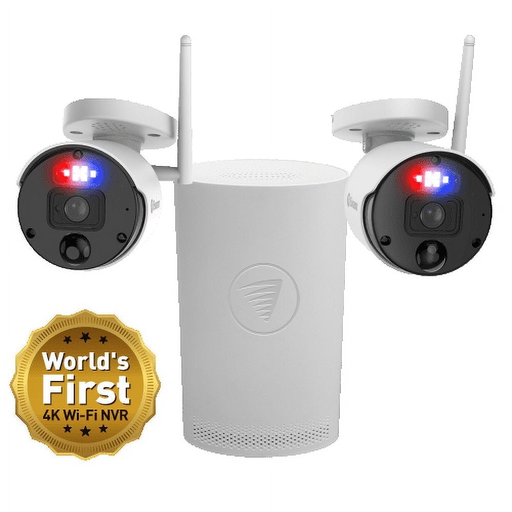 Swann SecureAlert™ 2 Camera 4 Channel 4K Ultra HD Wi-Fi NVR Security System - Walmart.com
