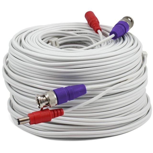 Swann Security Extension BNC Cable 200ft/60m - Walmart.com