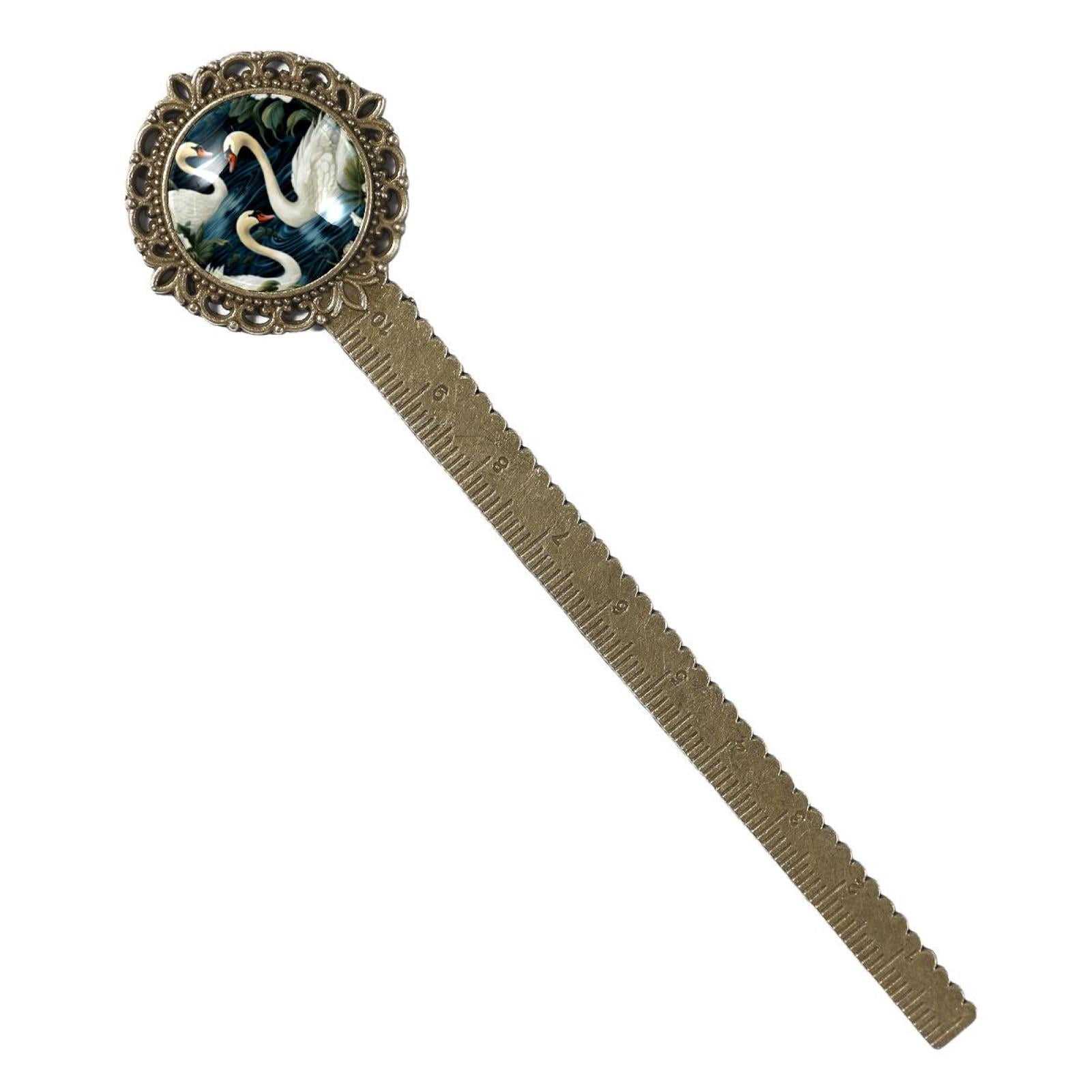 Swans Book Marks: Lace Bookmark in Antique Bronze - the Reading ...