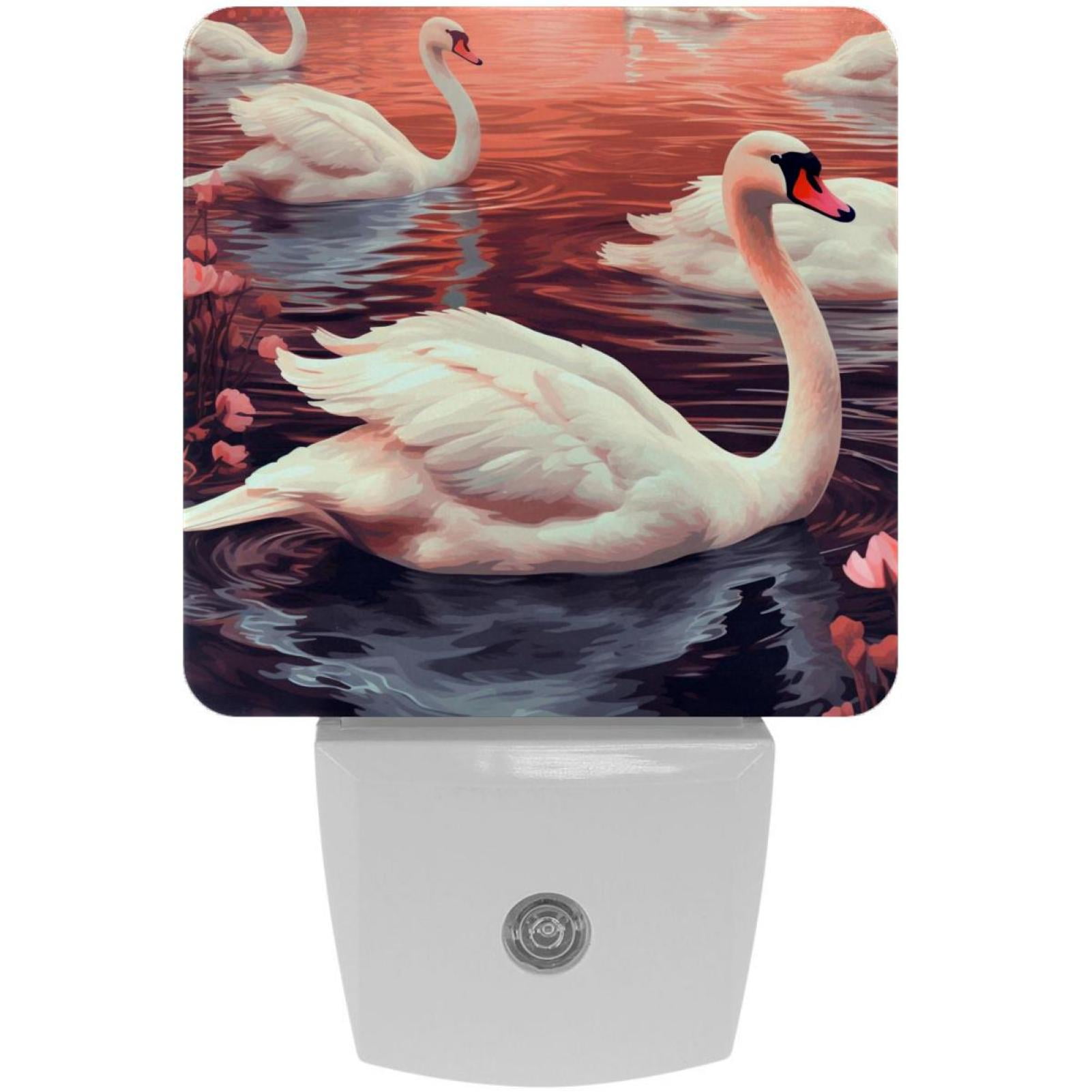 Swans Enhance Your Space with LED Square Night Lights - Versatile ...