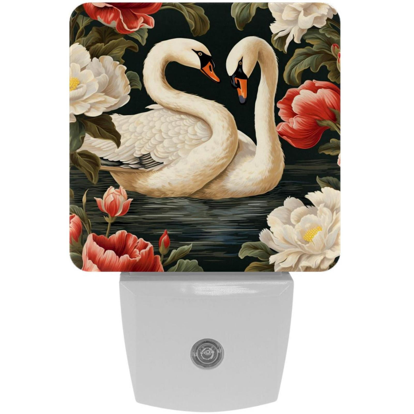 Swans LED Square Night Lights - Bright and Compact Bedroom or Bathroom ...
