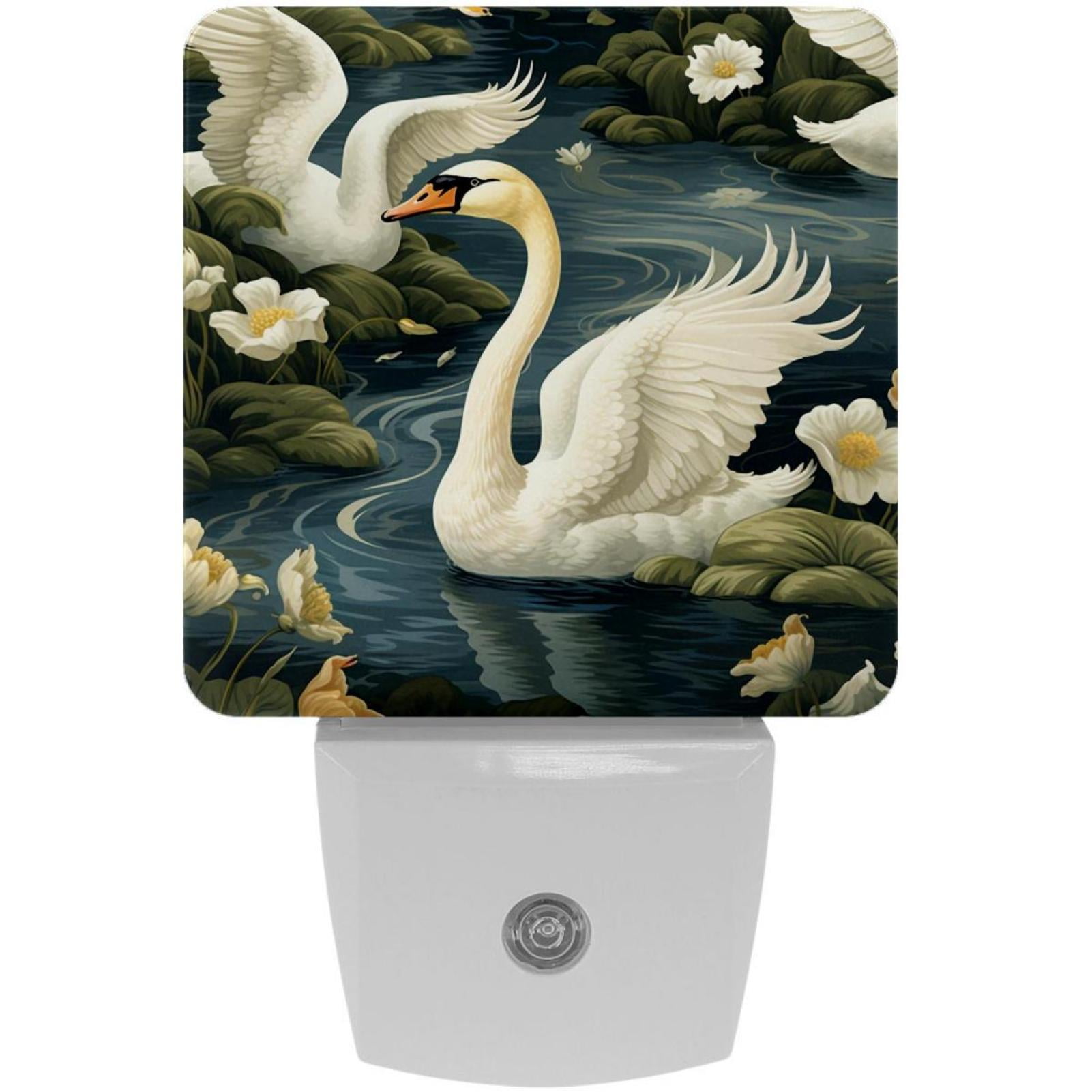 Swans LED Square Night Lights - Modern Design, Energy Efficient Indoor ...