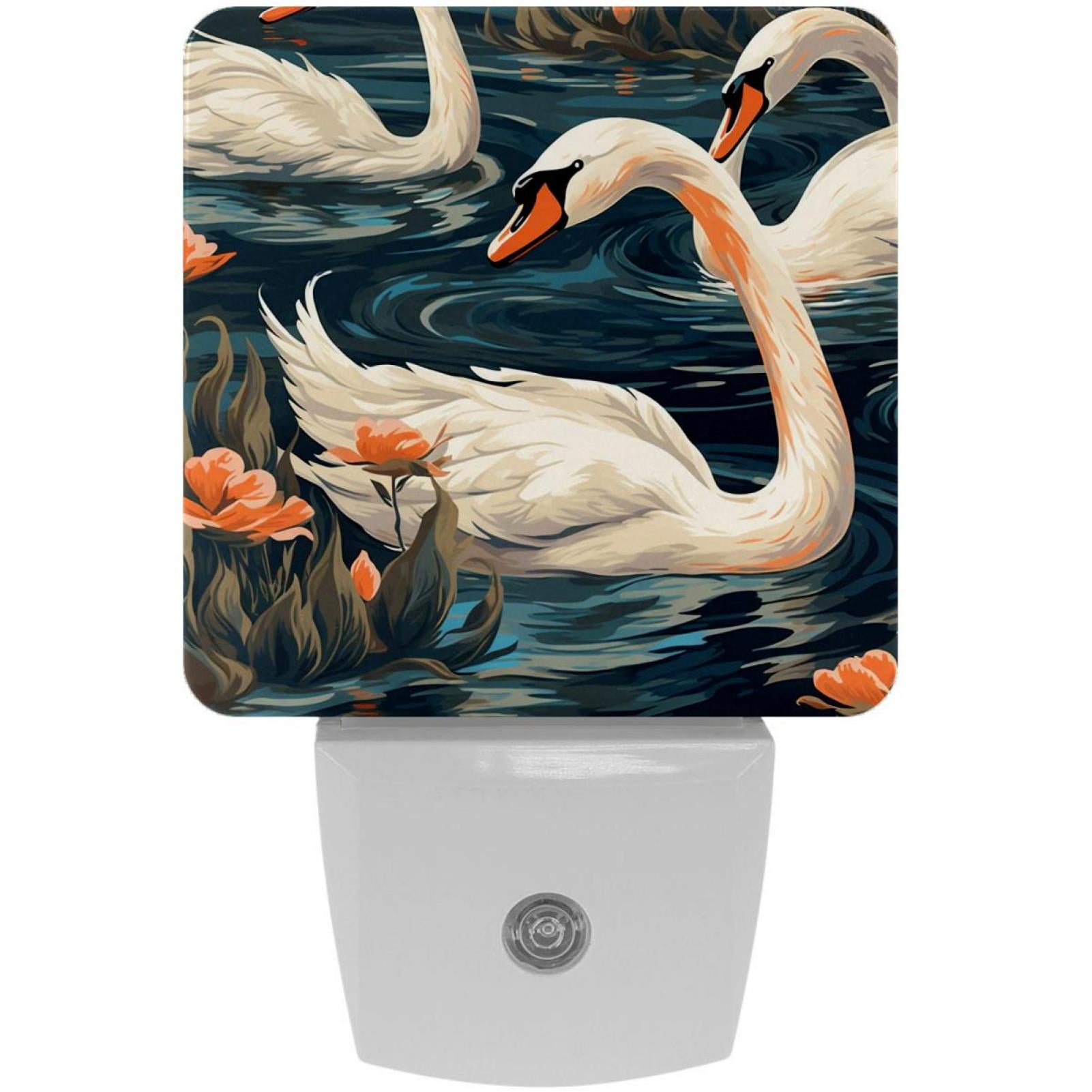 Swans LED Square Night Lights - Modern Design, Energy Efficient Indoor ...
