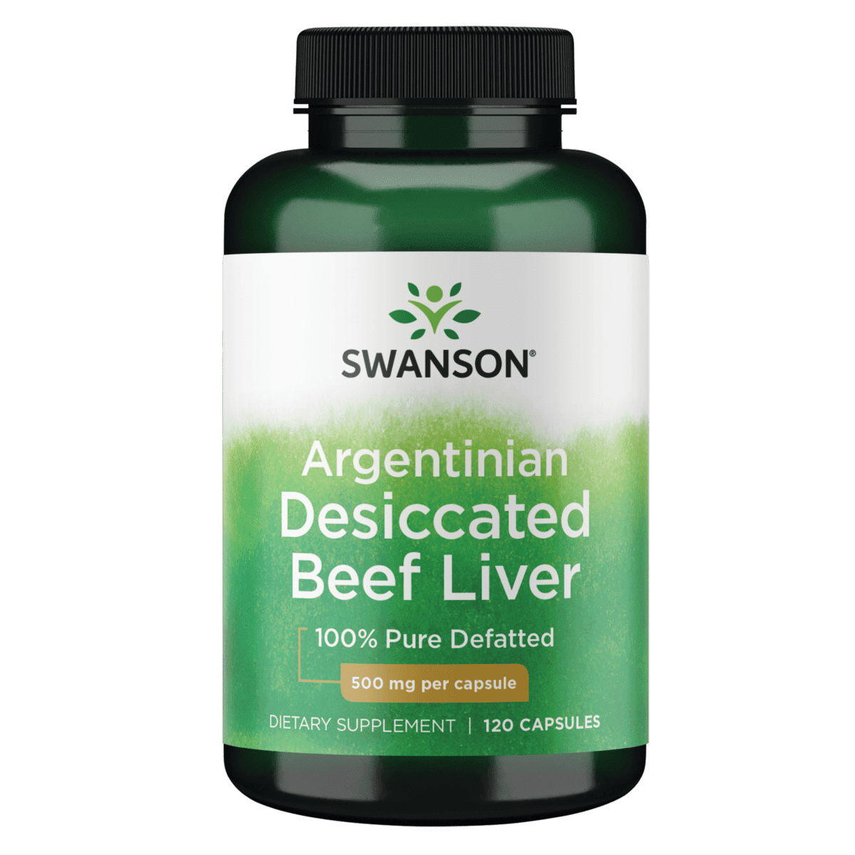 Swanson Healthy Beef Liver Supplement, 100% Pure Defatted Desiccated ...