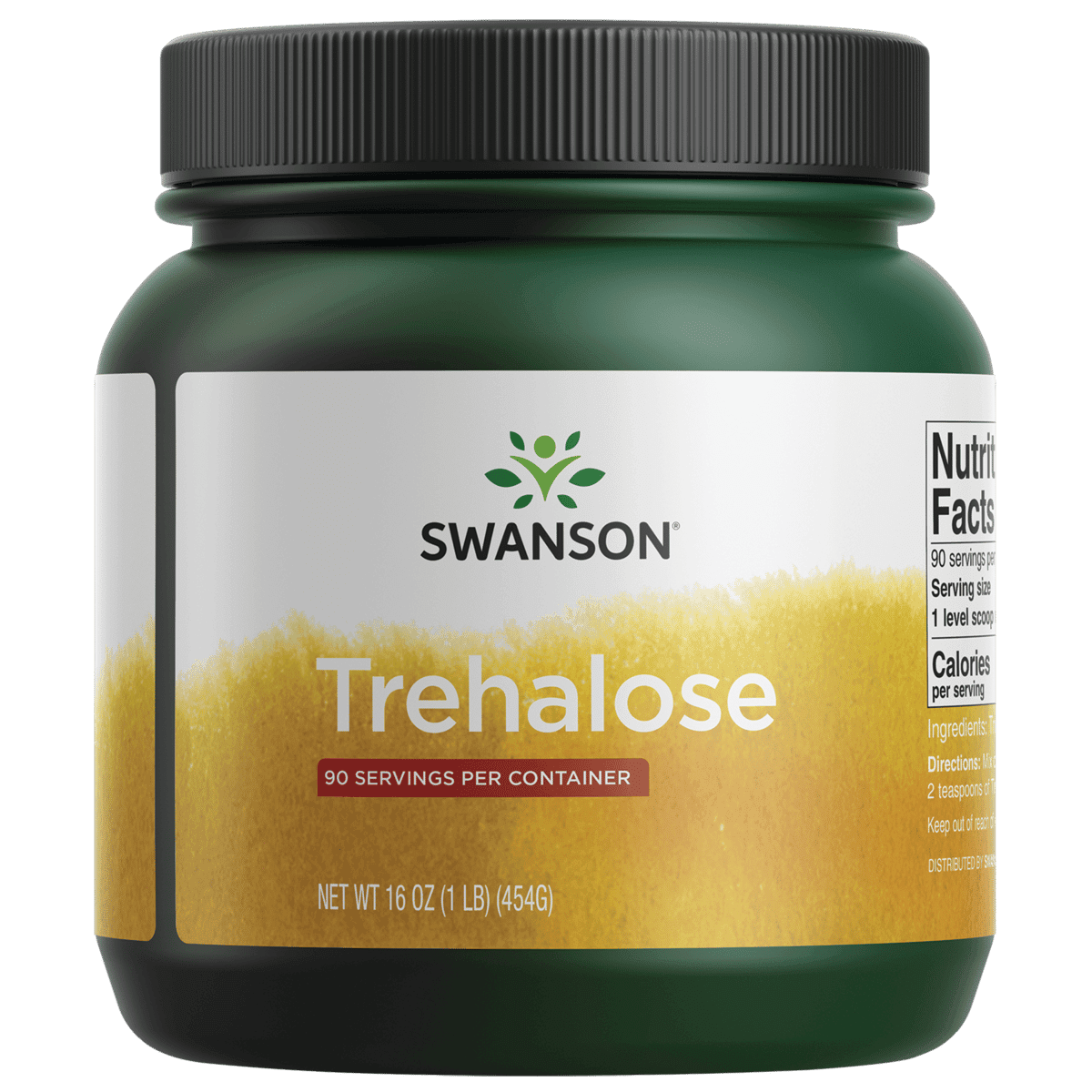 Swanson 100% Pure Trehalose 16 oz Powder - Walmart Business Supplies