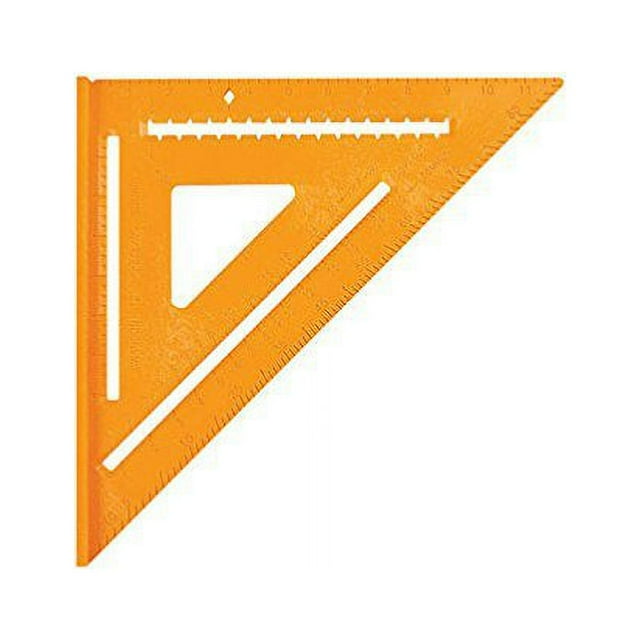 Swanson 12.25 in. L x .875 in. H Plastic Speed Square Orange - Walmart.com