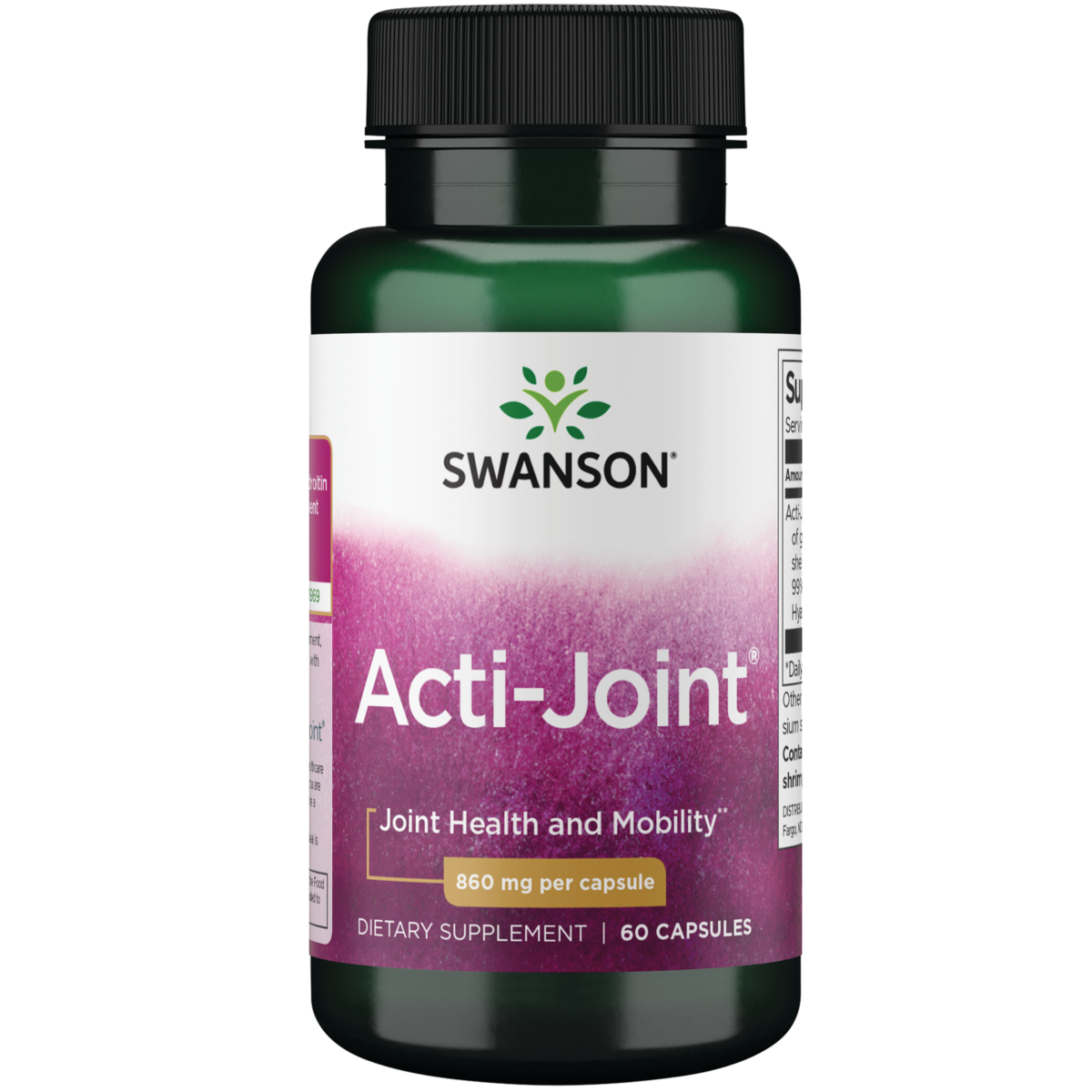Swanson Acti-joint 860 mg 60 Capsules - Walmart.com
