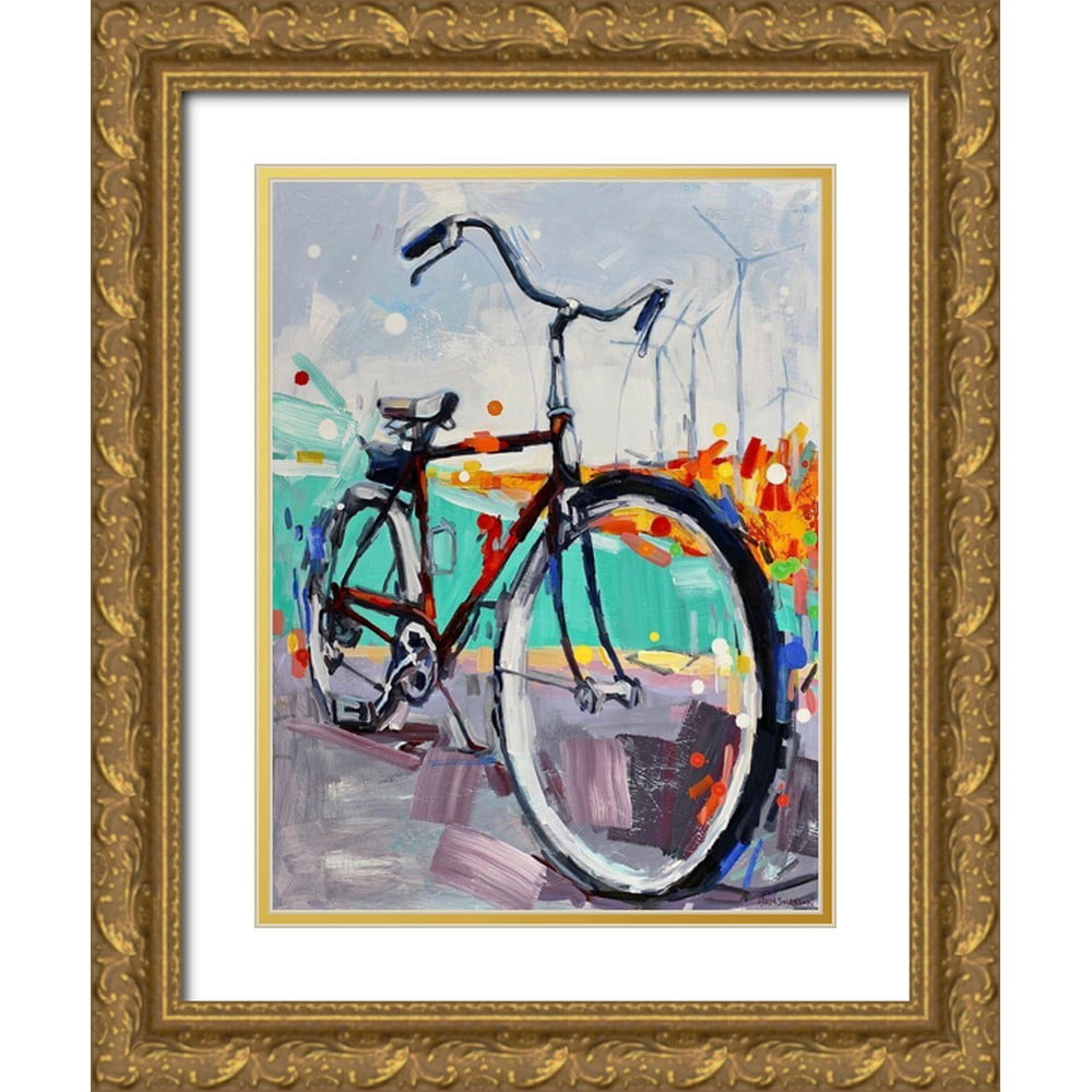 Swanson, Adam 15x18 Gold Ornate Wood Framed with Double Matting Museum ...