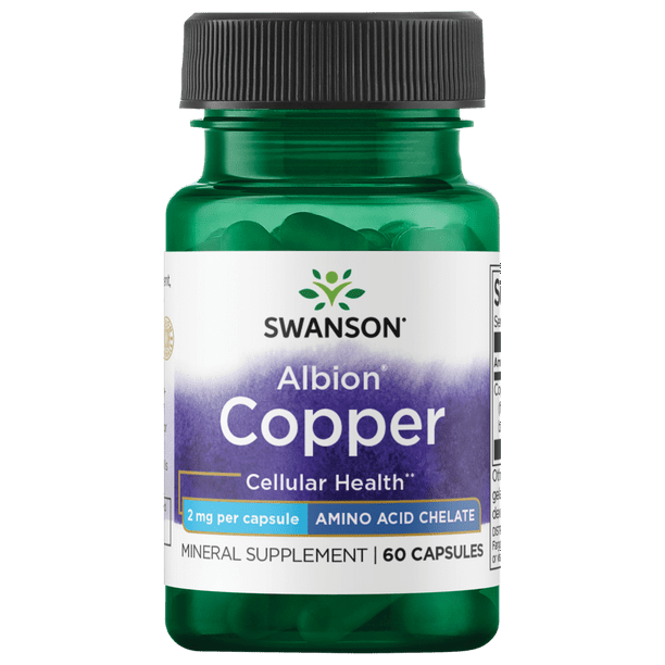 Swanson Albion Copper 2 mg 60 Caps - Walmart.com