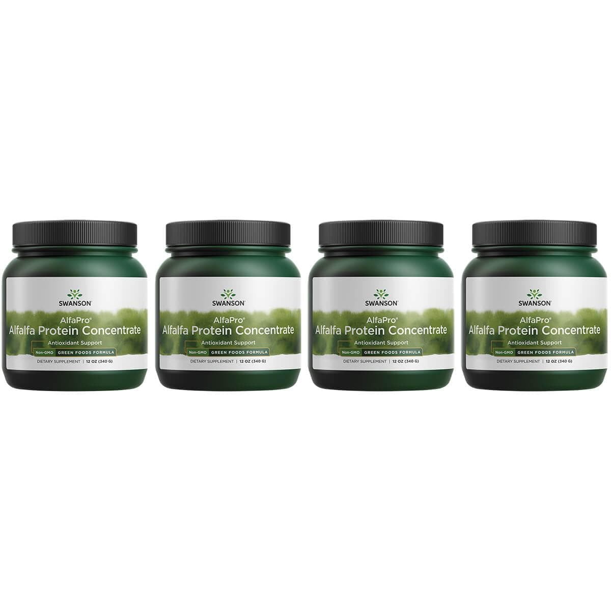 Swanson Alfapro Alfalfa Protein Concentrate - Non-Gmo 12 oz Pwdr 4 Pack - Walmart.com