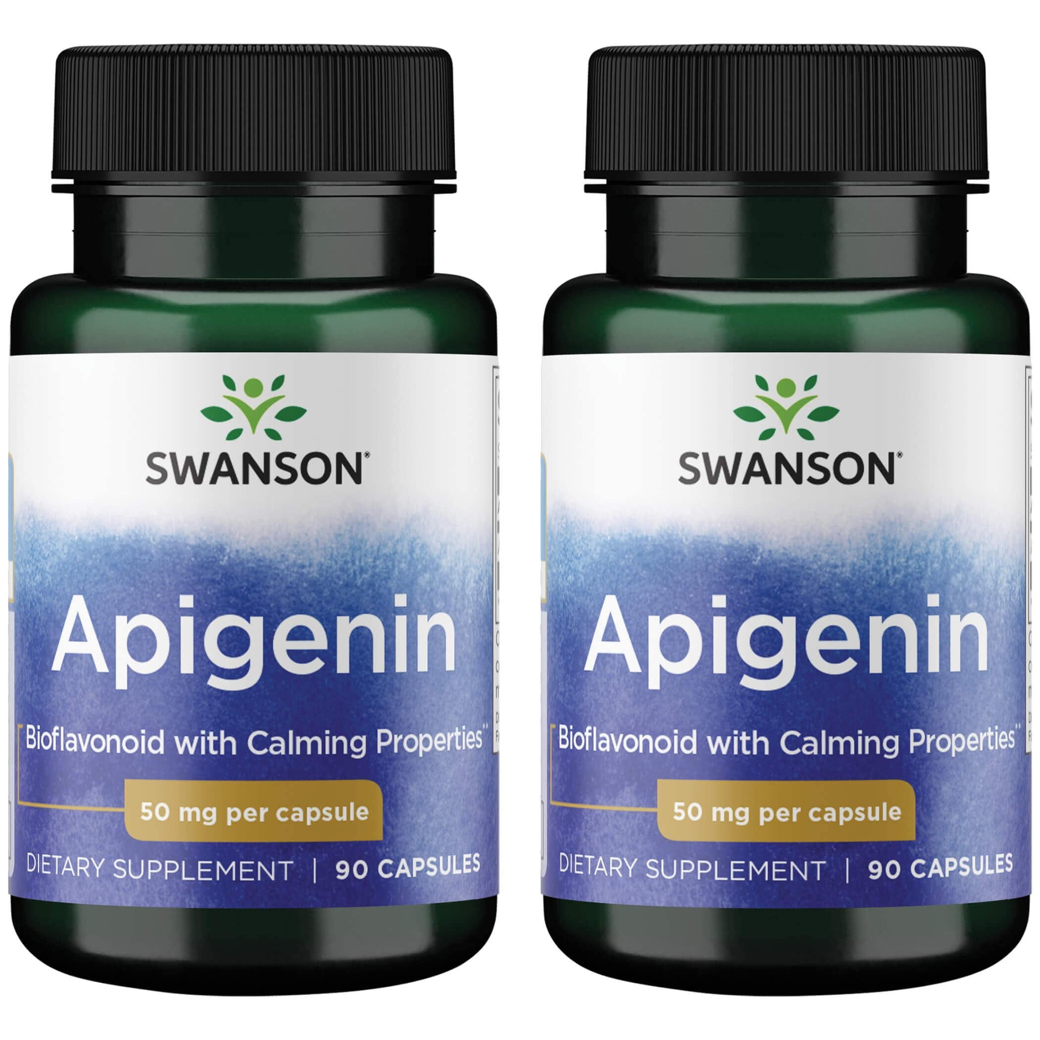 Swanson Apigenin 50 mg 90 Caps 2 Pack - Walmart.com
