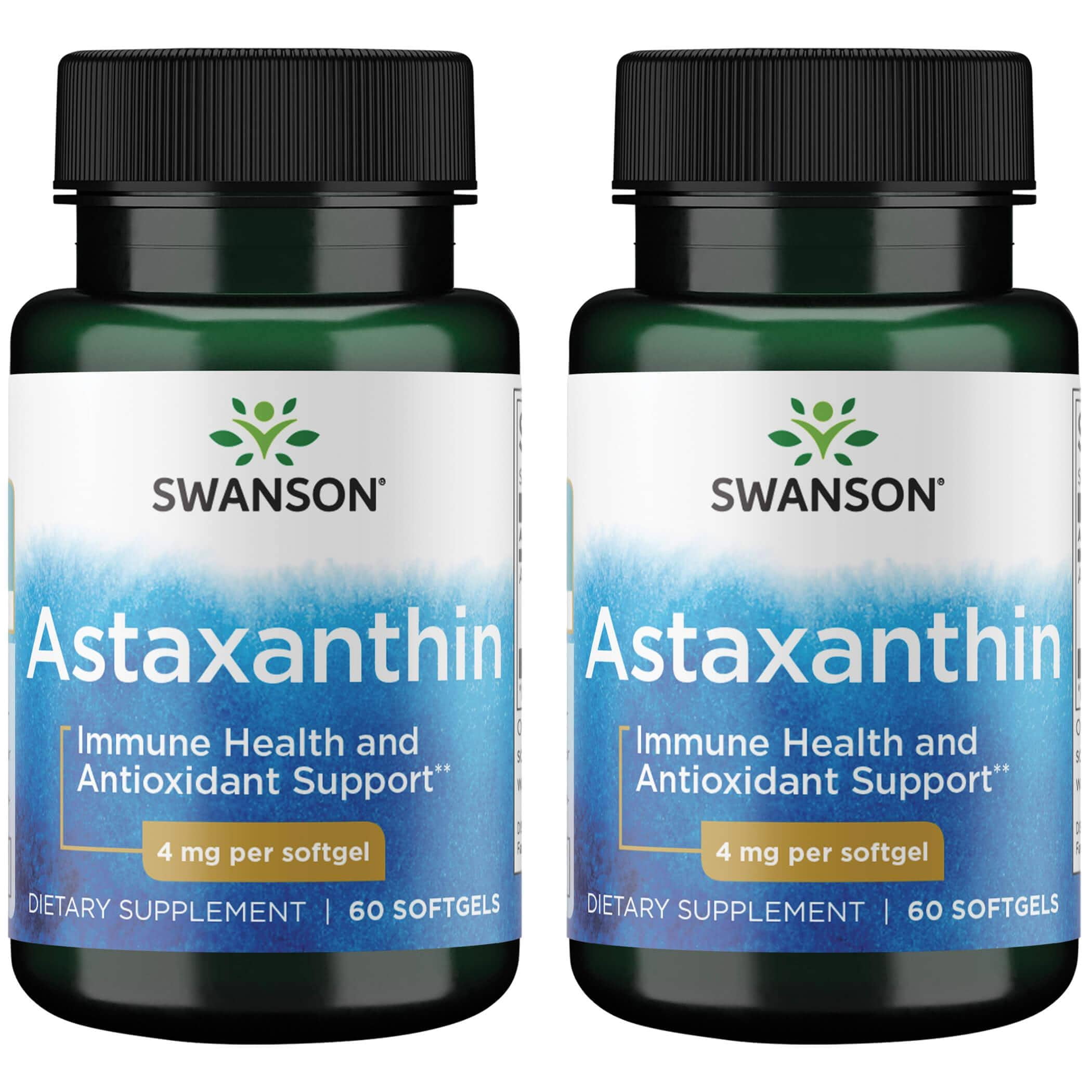 Swanson Astaxanthin 4 mg 60 Sgels 2 Pack - Walmart.com