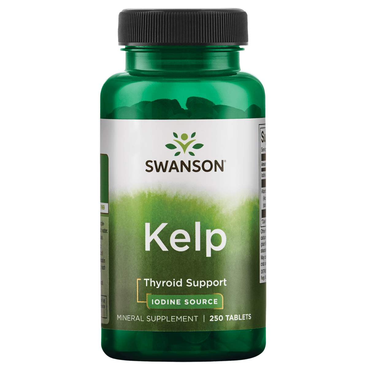Swanson Atlantic Sea Kelp Iodine Source for Thyroid Support 225 Mcg 250 Tablets - Walmart.com