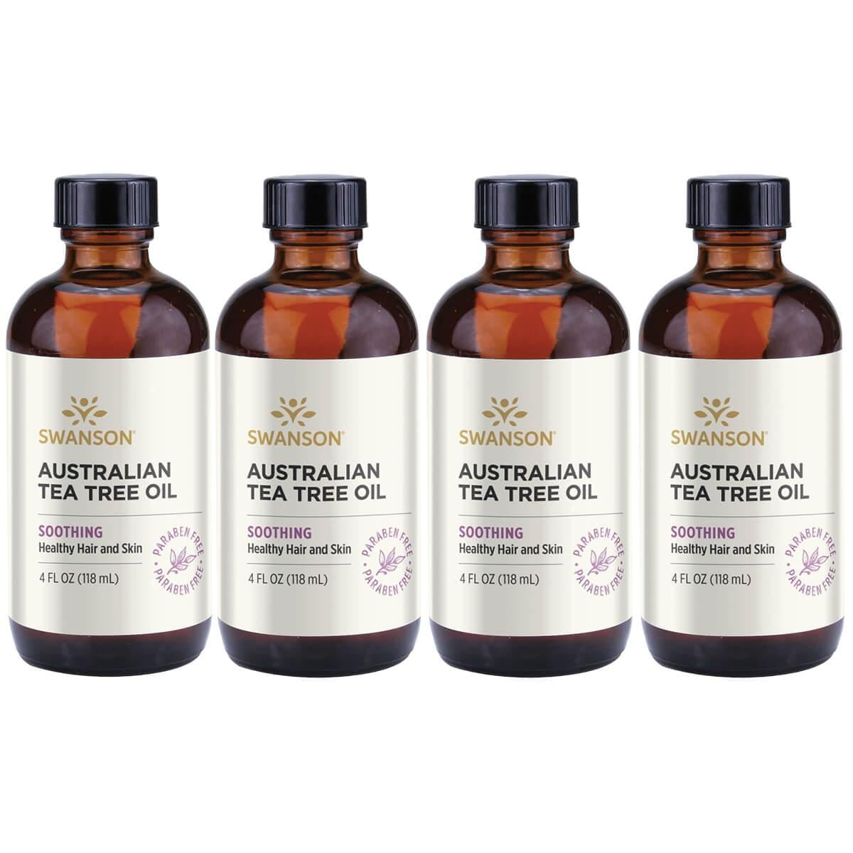 Swanson Australian Tea Tree Oil 4 fl oz Liq 4 Pack - Walmart.com