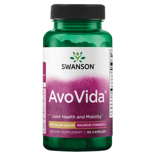 Swanson Healthy Joint Support Supplement, AvoVida Maximum Strength ...