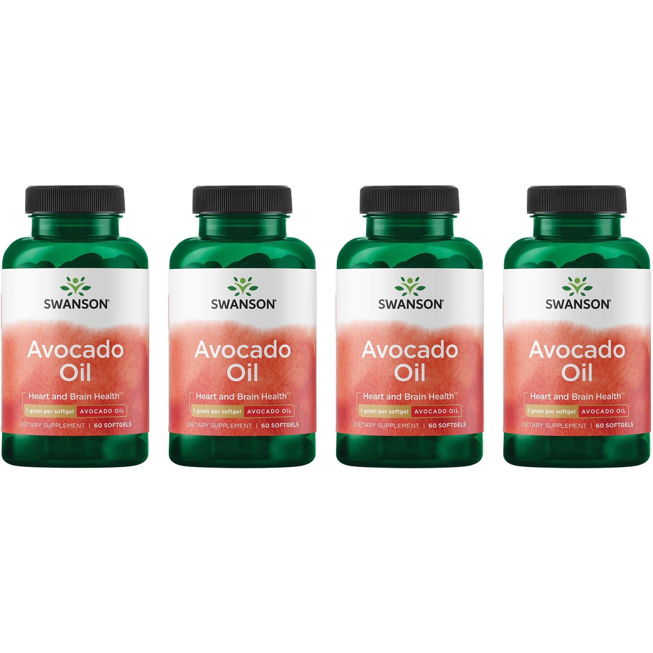 Swanson Organic Avocado Oil Softgels, Rich in Omega-9 & Vitamin E, Non ...