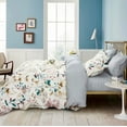 Swanson Beddings Autumn Floral 3-Piece Duvet Bedding Set: Duvet Cover ...