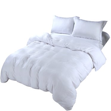 Bare Home Linen Duvet Cover Set - Lightweight & Breathable - Full/Queen ...
