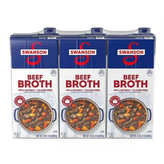 Swanson Beef Broth, 3 pk./32 oz. - Walmart.com