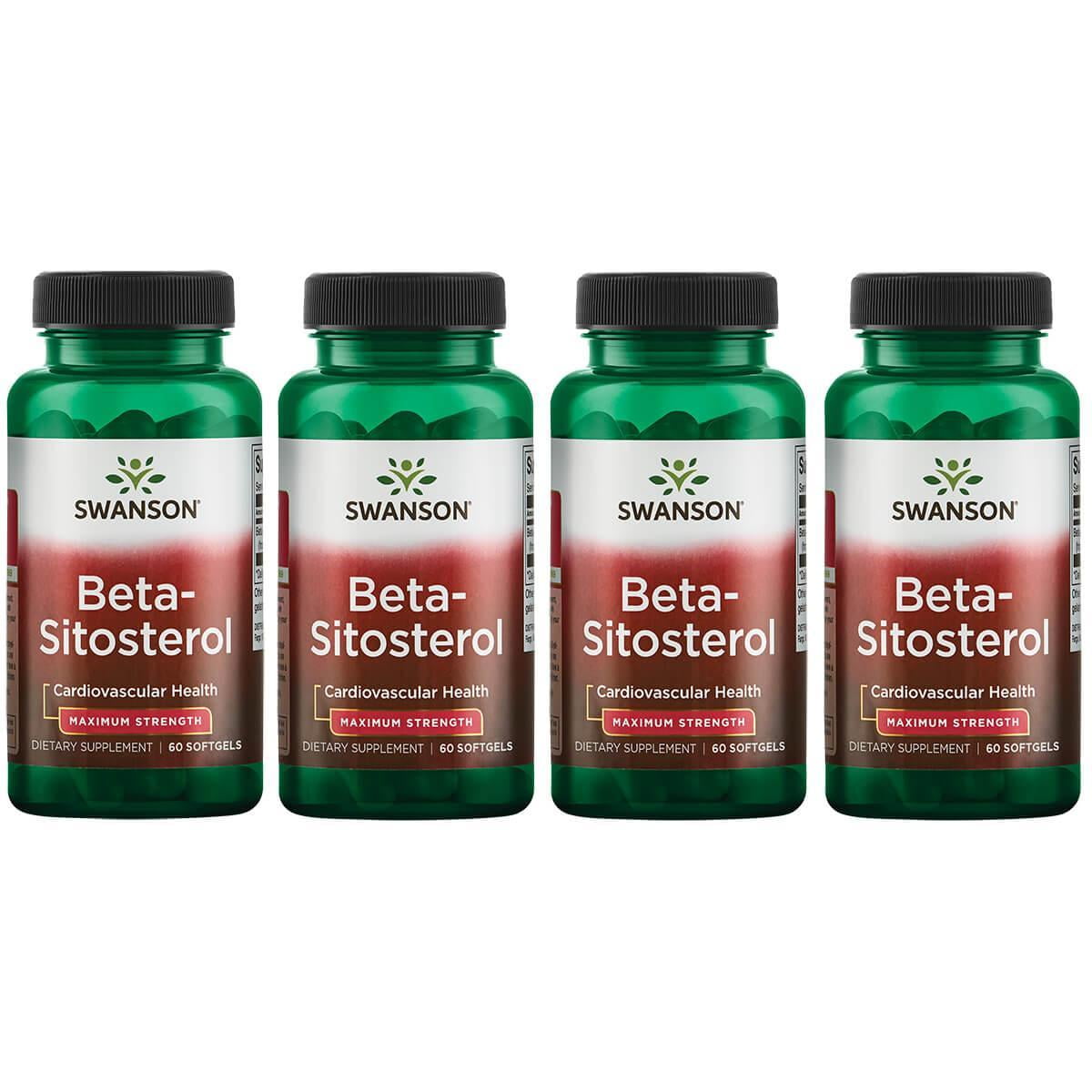 Swanson Beta-Sitosterol Capsules - Maximum Strength 160 mg, Dietary ...