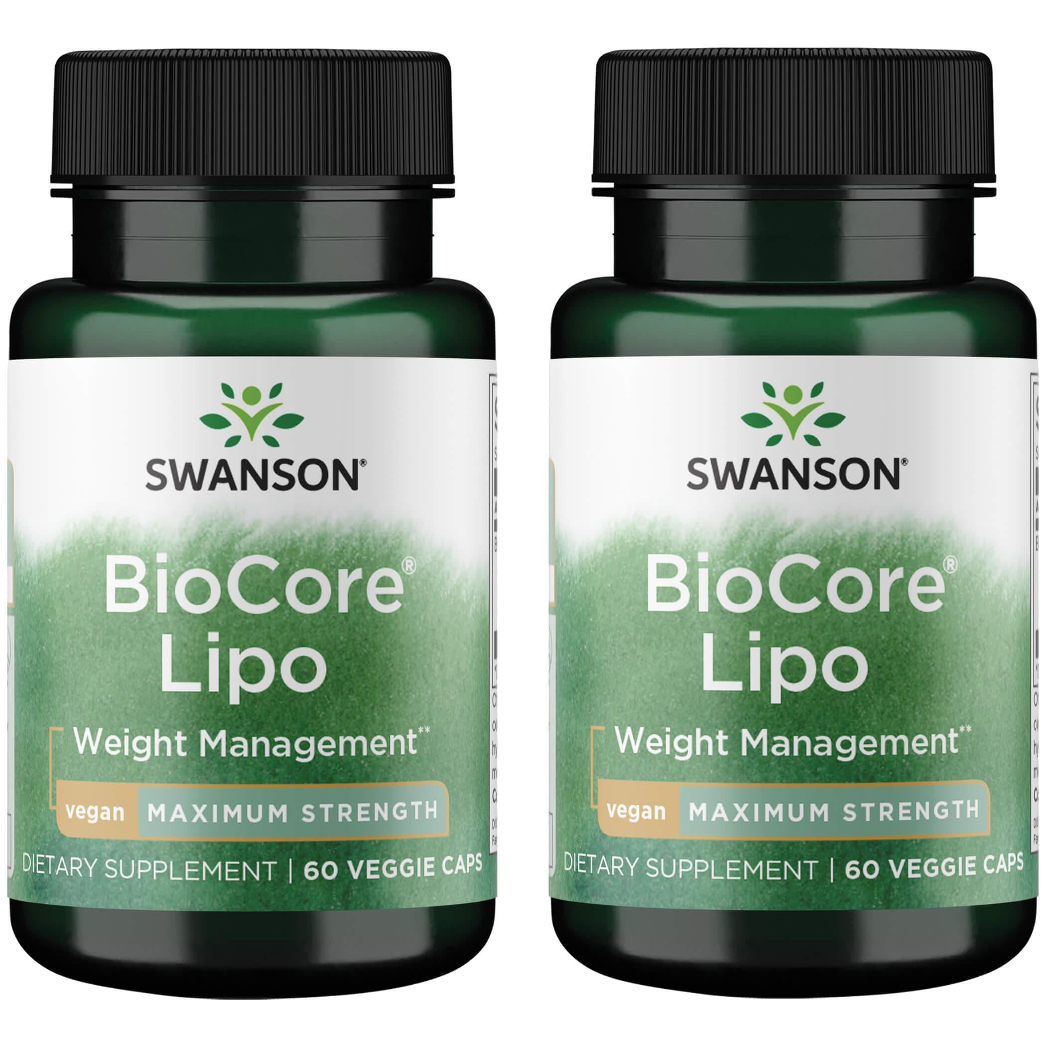 Swanson Biocore Lipo - Maximum Strength 10,000 Fip 60 Veg Caps 2 Pack ...