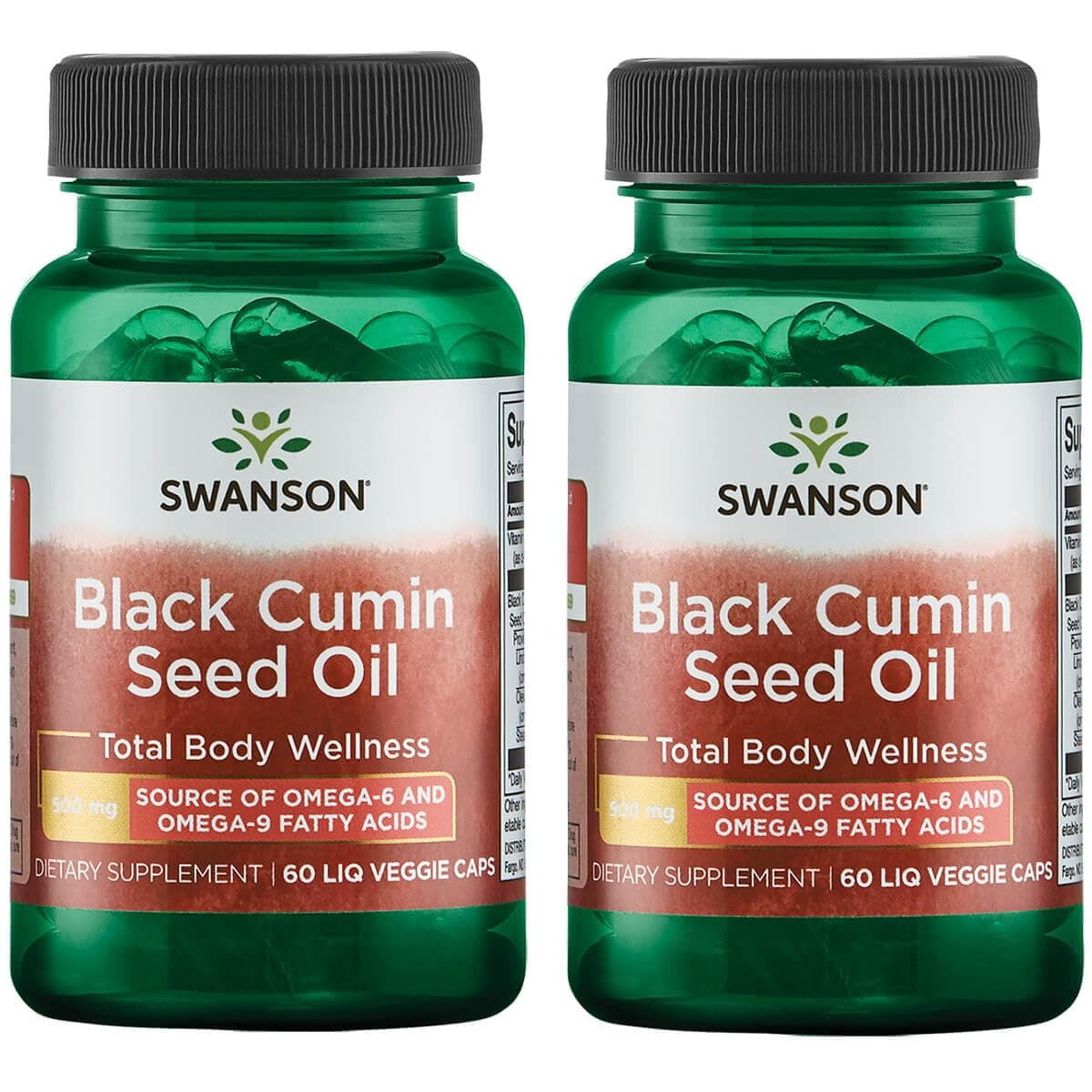 Swanson Black Cumin Seed Oil 500 mg 60 Liq Vegcap 2 Pack - Walmart.com
