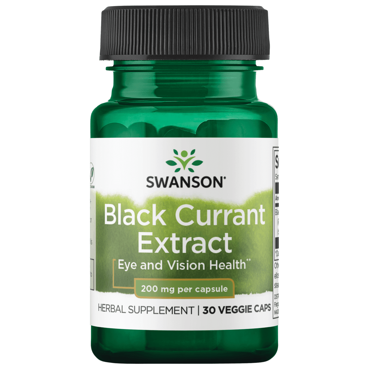 Swanson Black Currant Extract 200 mg 30 Veggie Capsules - Walmart.com