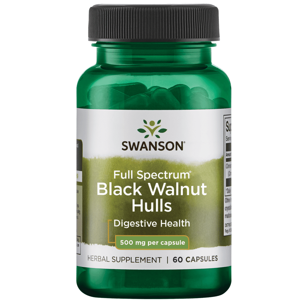Swanson Supplement - Black Walnut Hulls 500 mg, 60 Capsules for ...