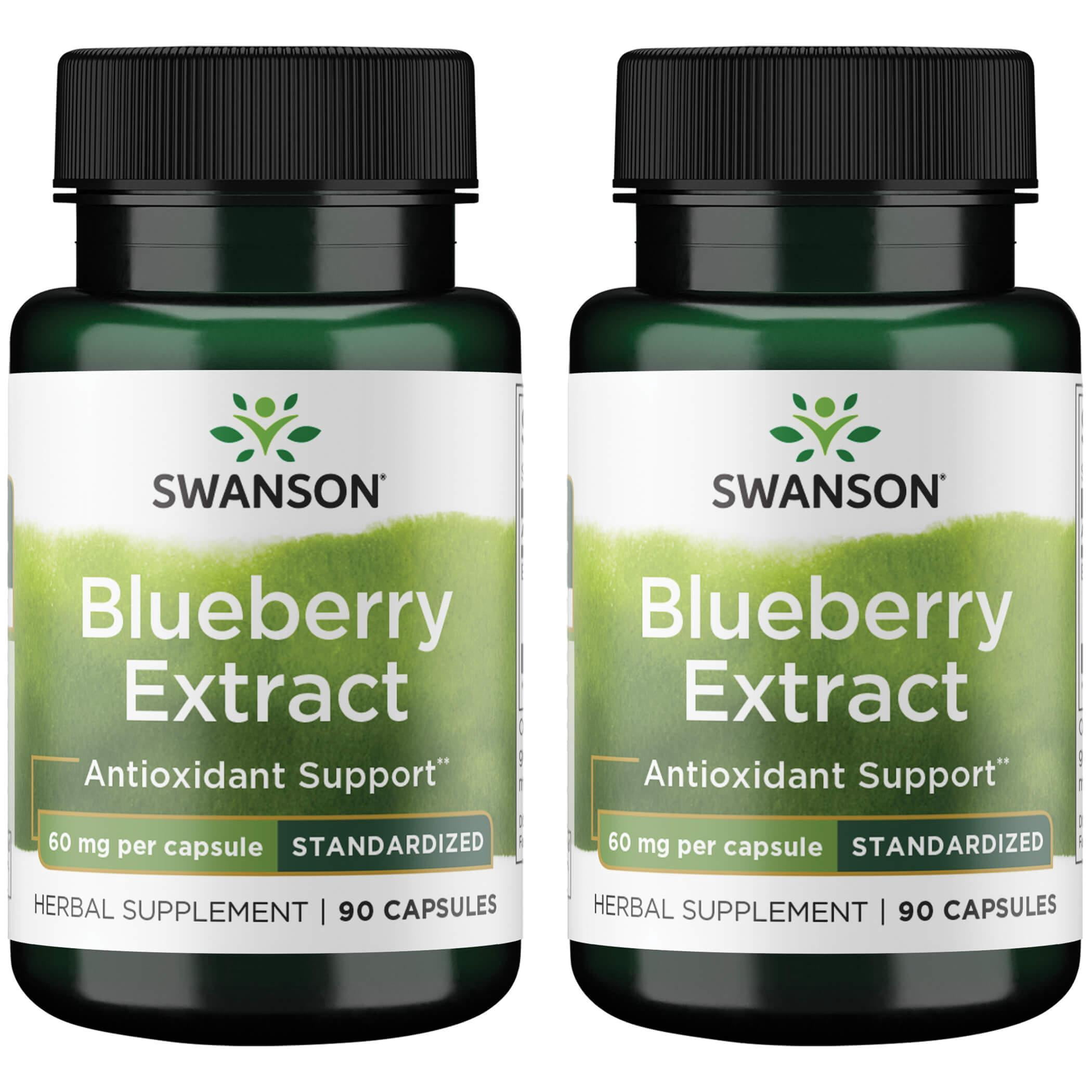 Swanson Health Supplement - Blueberry Leaf Extract Capsules ...