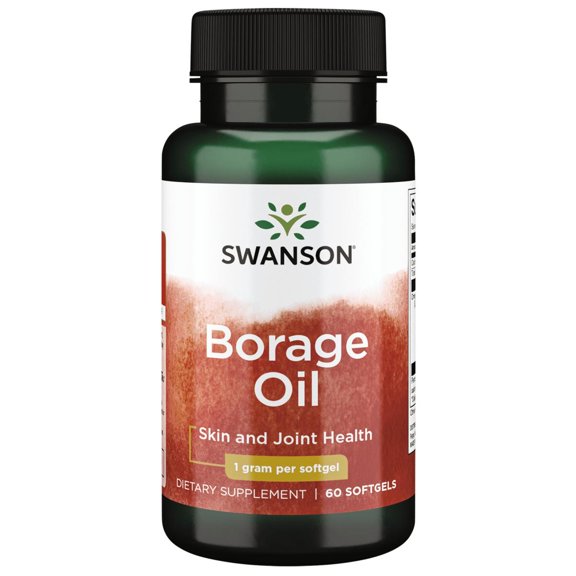 Solaray Borage Seed Oil GLA 240 mg - 50 Softgels - Walmart.com