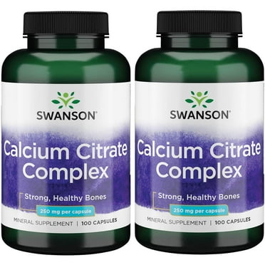 Swanson Magnesium Citrate Powder - 100% Pure 630 mg 8.6 oz Powder ...