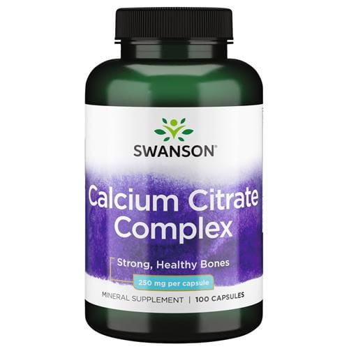Swanson Calcium Citrate Complex Bone Muscle Nerve Health Blood Pressure ...