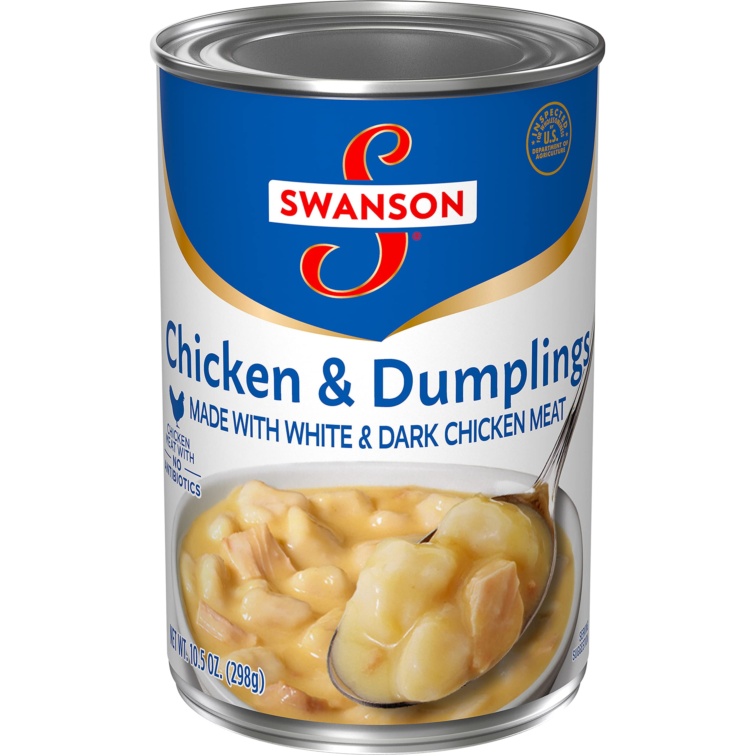 XZS Swanson Canned Chicken and Dumplings, White and Dark Chicken Meat ...