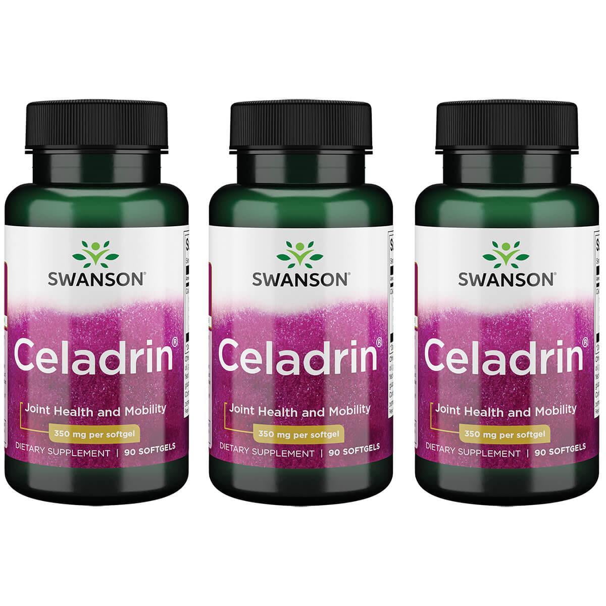 Swanson Celadrin 350 mg 90 Sgels 3 Pack - Walmart.com