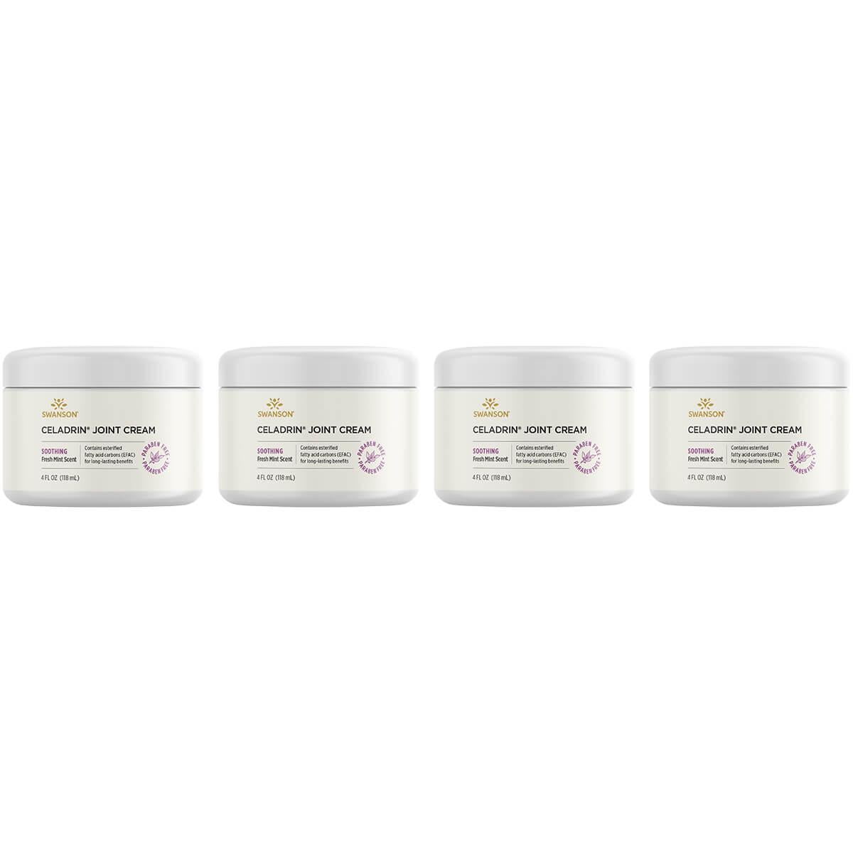 Swanson Celadrin Joint Cream 4 fl oz Cream 4 Pack - Walmart.com