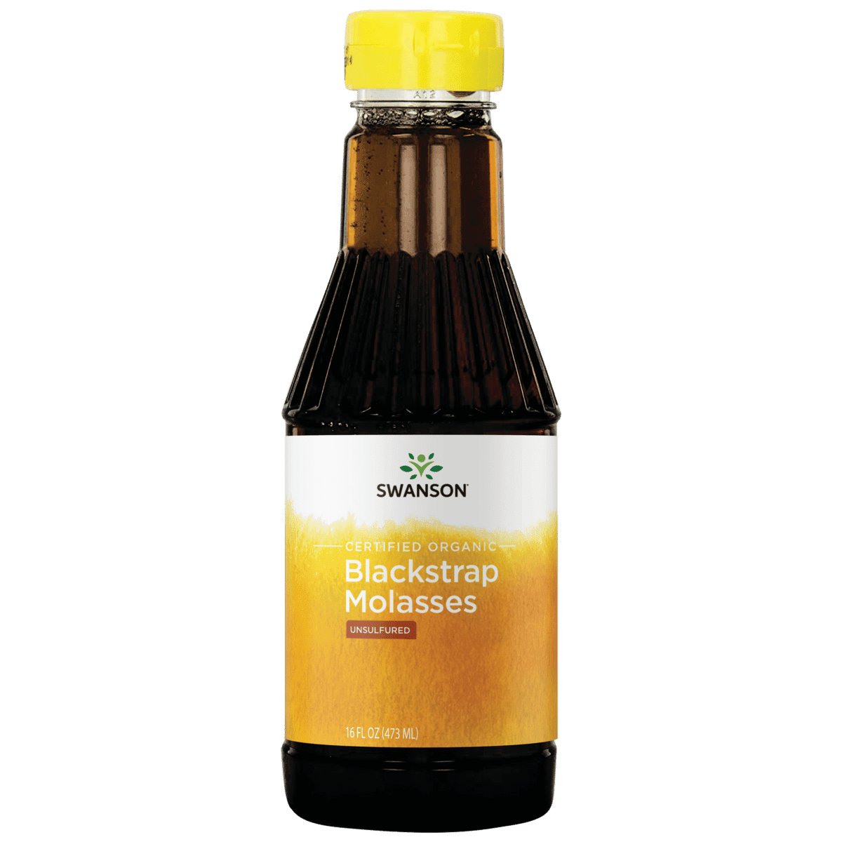 Swanson Organic Certified Unsulfured Blackstrap Molasses, 16 fl oz ...