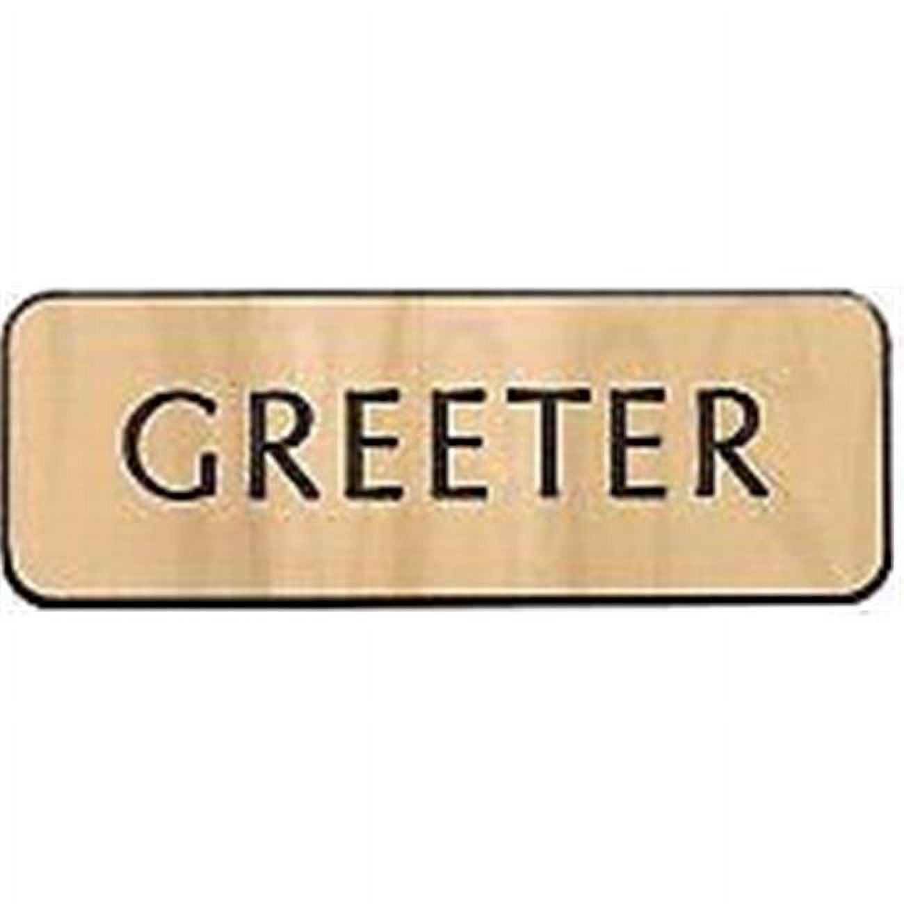 Swanson Christian Supply 167182 Contemporary Greeter Gold & Black ...