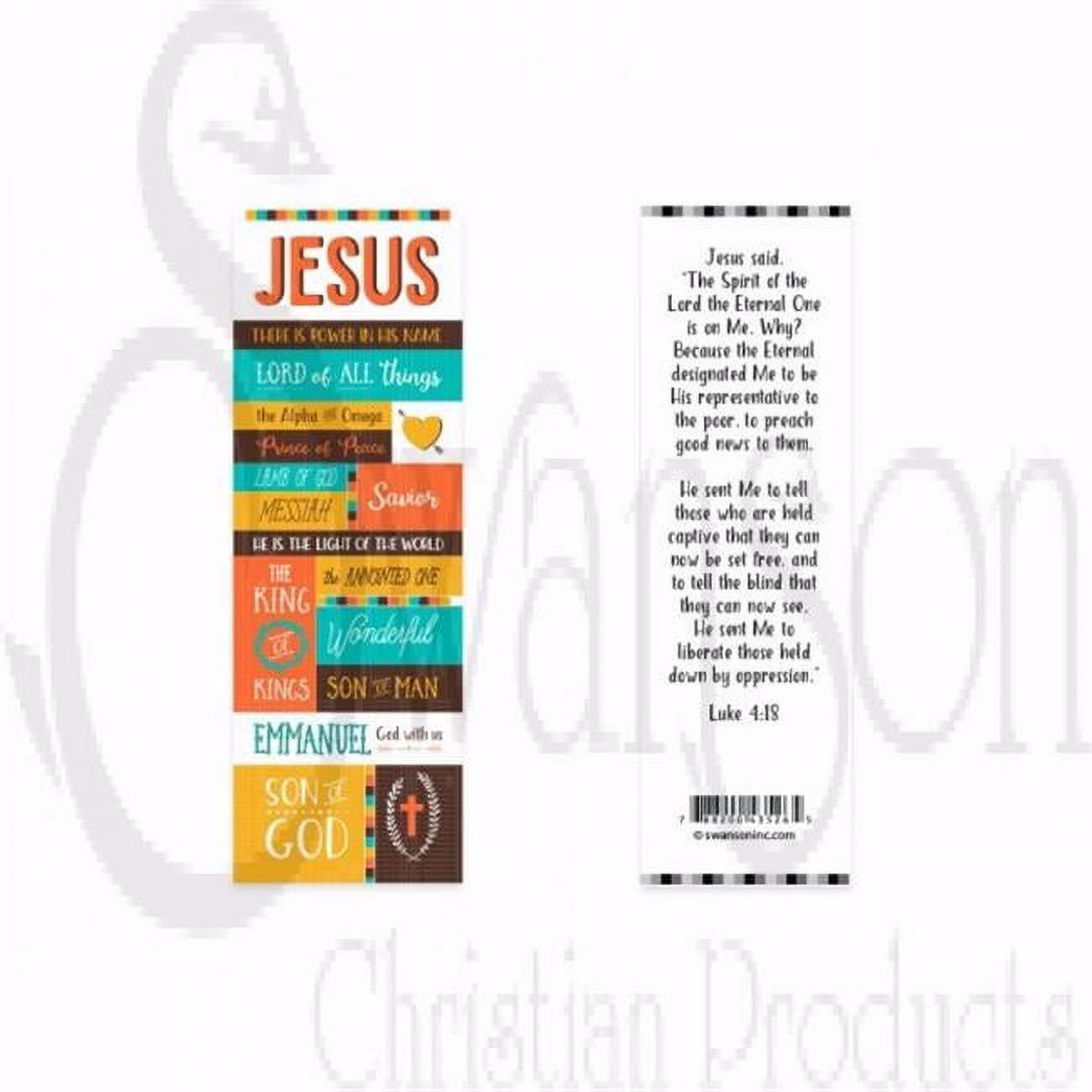 Swanson Christian Supply 172986 Names of Jesus Bookmark, Pack of 25 ...