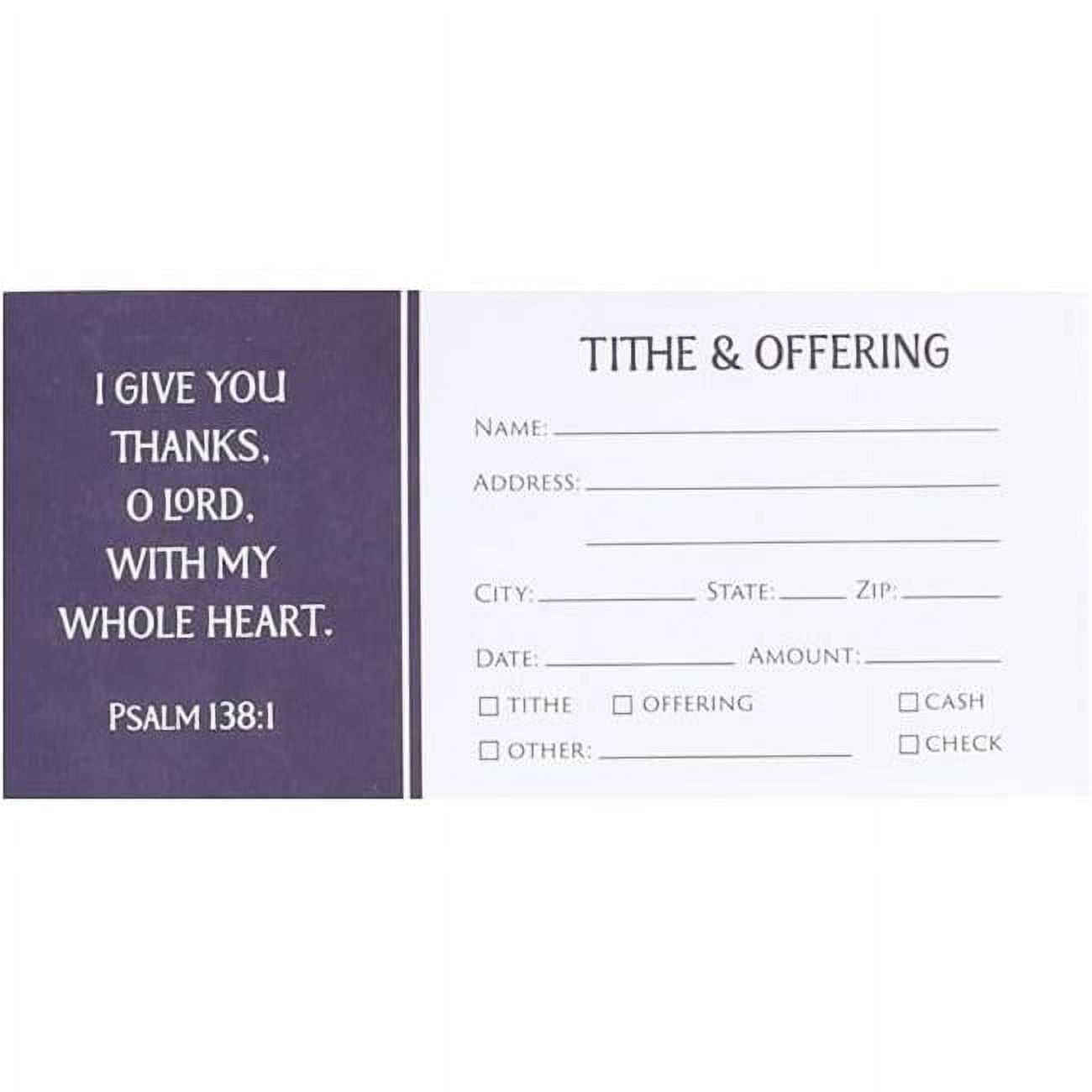 Swanson Christian Supply 349437 Give You Thanks Offering Envelopes ...