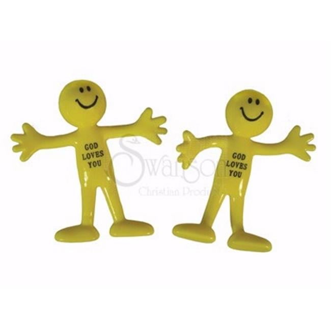 Swanson Christian Supply 80176 Toy-Smiley Bendable Man - Pack of 24 ...